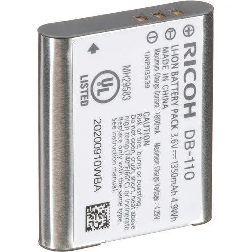 Ricoh DB-110 Rechargeable Lithium-Ion Battery (3.6V, 1350mAh) - 37838 ...