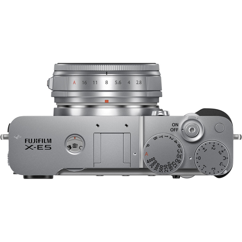 FUJIFILM X-E5 Mirrorless Camera with XF 23mm f/2.8 Lens (Silver) - 7PC ...